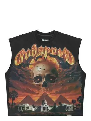 GODSPEED Echoes Empire Graphic-print T-shirt - Black