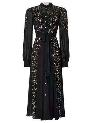 TEMPERLEY LONDON Oberon Sequin-embellished Shirt Midi Dress
