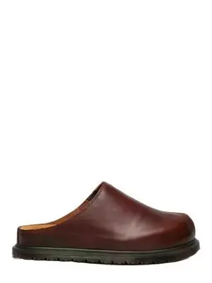 Dr. Martens San Leather Mules Brown