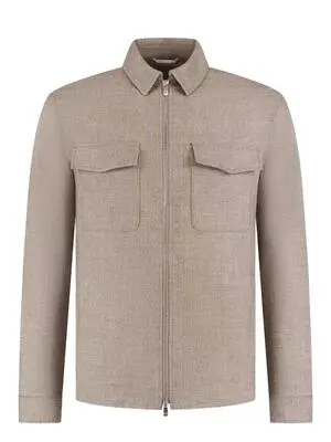 Marco Pescarolo Zip-up Chest-pocket Jacket - Neutrals