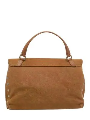 ZANELLATO Postina Jones Stud-embellished Tote Bag - Brown