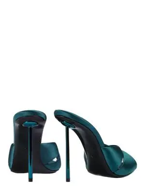 LE SILLA Shirley Crossover-strap Sandals - Green