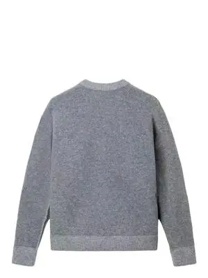ROBERTO COLLINA Oversized Wool Sweater - Grey