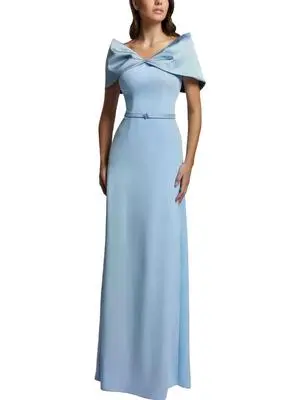 CRISTALLINI CRISTALLINI Pacific Belted Fluid Maxi Dress