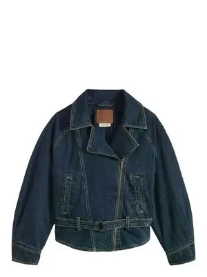 LEVI'S Belted Denim Jacket - Blue