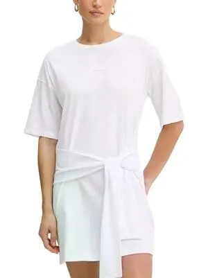 ARMANI EXCHANGE Armani Exchange Tie-Waist Mini Dress