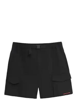 GERTRUDE Ernesto Buckle-fastening Cargo Shorts - Black