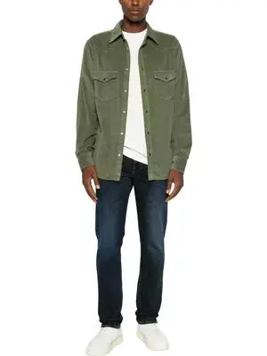 Jacob Cohen Corduroy-texture Shirt Green