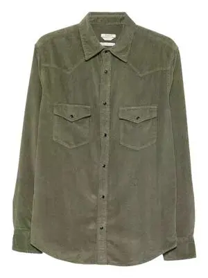 Jacob Cohen Corduroy-texture Shirt - Green