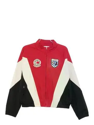 FOUND Logo-print Zip-up Jacket - Red