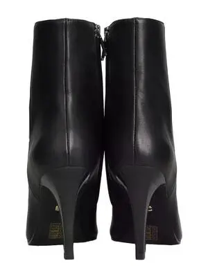 Lola Cruz Pointed-toe Stiletto-heel Ankle Boots - Black