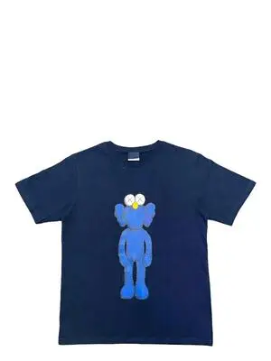 KAWS Bff Plastic Graphic-print T-shirt Blue
