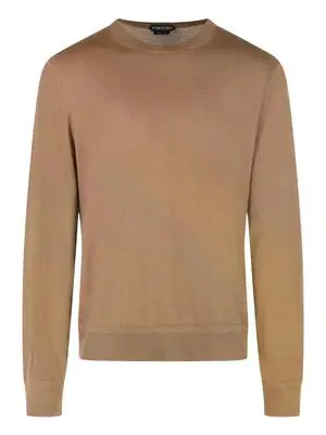 TOM FORD Crew-neck Long-sleeve Sweater - Neutrals
