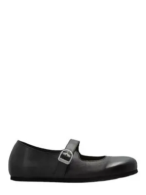 BIRKENSTOCK Santa Clarita Buckle-strap Ballet Flats - Black