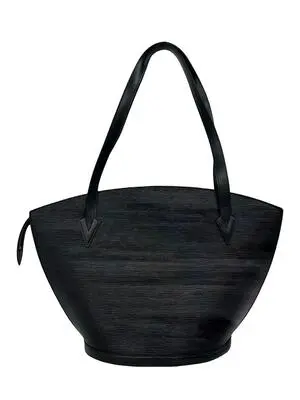 LOUIS VUITTON Epi Saint Jacques Gm Long Strap Tote Bag - Black