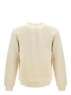 EA7 Logo Patch Ribbed Sweater - Neutrals