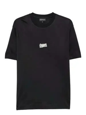 Emporio Armani Logo-print T-shirt - Black