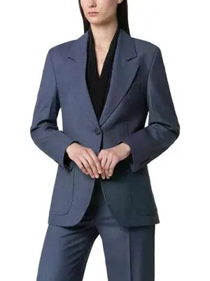 VICTORIA BECKHAM Katherine Single-breasted Jacket