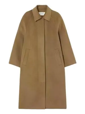 RÓHE Raglan-sleeve Concealed-fastening Coat