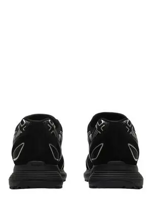 Burberry Nylon, Suede And Leather Eclipse Sneakers - Black