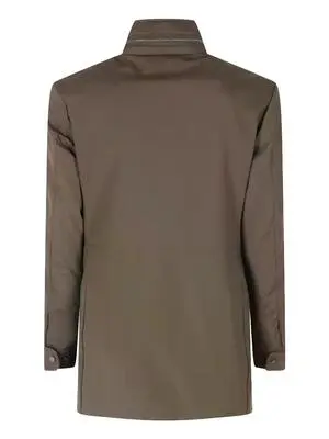 MOORER Moorer High-Neck Concealed-Fastening Jacket