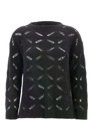 KANGRA Openwork Knit Sweater - Blue