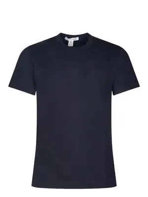Comme Des Garçons Logo-print T-shirt - Blue