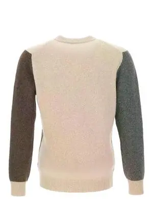 KANGRA Argyle Knit Crew Neck Sweater - Multicolour
