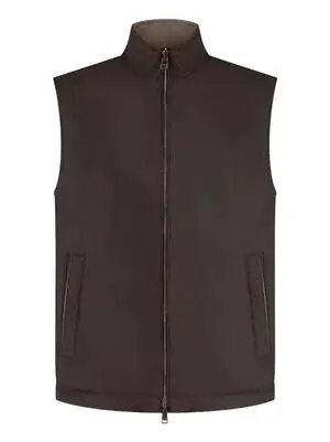 Paul & Shark Zip-up Gilet - Brown