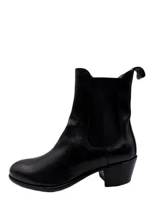 ELIA MAURIZI Elasticated-side Ankle Boots - Black