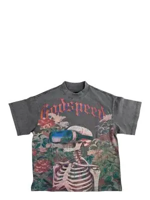 GODSPEED Vision Pro Graphic-print T-shirt Grey