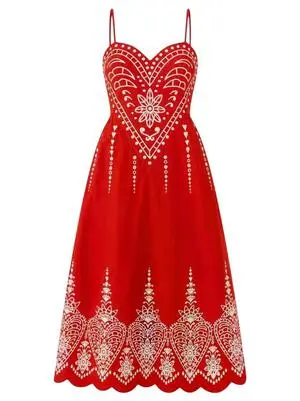 Farm Rio The Vicky Dress Red