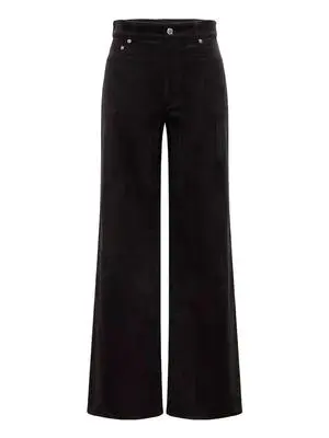 A.p.c. Corduroy Wide-leg Jeans Black