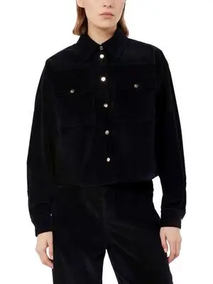 Max Mara Max Mara Corduroy Chest-Pocket Jacket Blue