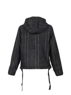 _J.L - A.L_ Mantra Stripe-pattern Hoodie - Grey