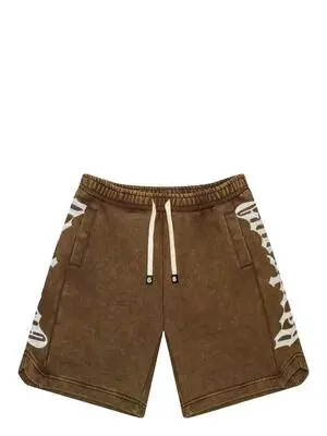 GODSPEED Logo-print Track Shorts - Brown