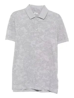 Etro Paisley-print Polo Shirt - Grey