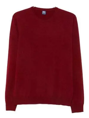Fedeli Crew-neck Sweater - Red