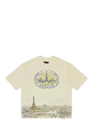 GODSPEED Paris Skyline Graphic-print T-shirt - Neutrals