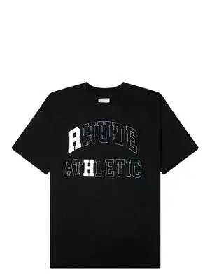 Rhude Athletic Logo-print T-shirt - Black