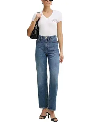 ARMANI EXCHANGE Embellished V-neck T-shirt