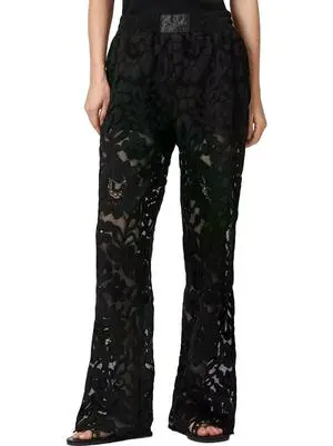 ALLSAINTS Amelie Straight Leg Lace Trousers