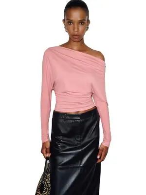 REFORMATION Landon Knit Top - Pink