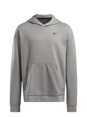 REEBOK Strength Logo-embroidered Hoodie - Grey