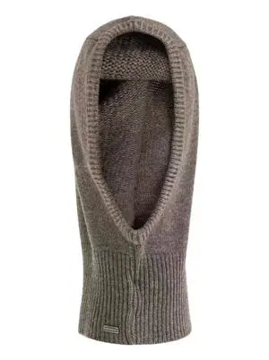 Paul & Shark Ribbed-knit Balaclava - Brown