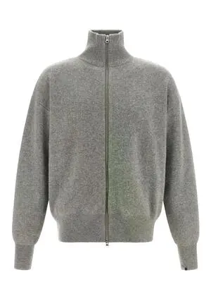 Extreme Cashmere Extreme Cashmere N°319 Xtra Out Zip-Up Cardigan Grey