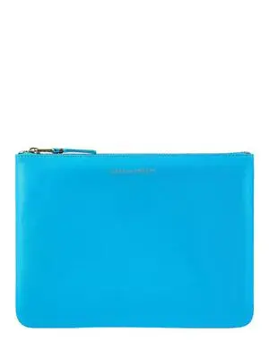 Comme Des Garçons Leather Purse - Blue