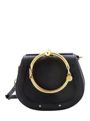 Chloé Nile Leather Small Crossbody Bag - Black