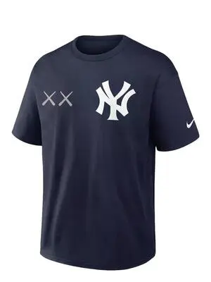 KAWS X Nike X Aaron Judge New York Yankees Mlb T-shirt - Blue