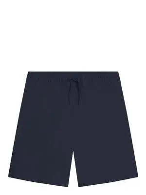 Kenzo Logo Embroidered Cotton Bermuda Shorts - Black